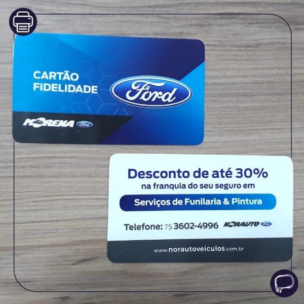 Cartão Fidelidade - FORD - Mestre Comunicação
